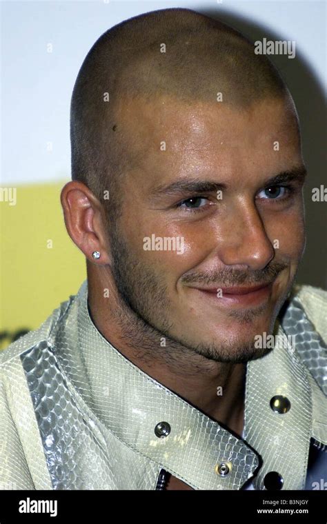 Football Player David Beckham August 2000 Signing Copies And Promoting