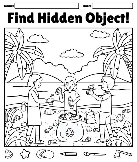 Best 13 Easy Hidden Object Worksheets 6 Free Pdf Printables Artofit