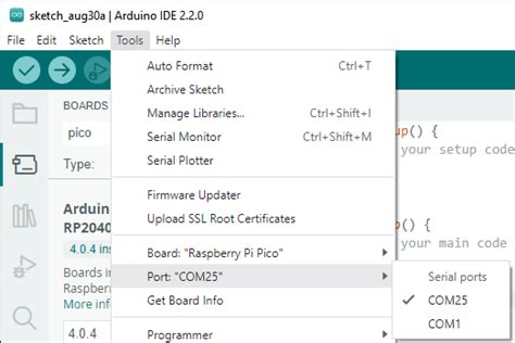13 Setting Up The Raspberry Pi Pico Important — Sunfounder Euler Kit