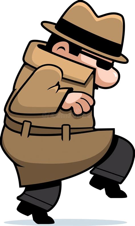 Cartoon Sneaking Stock Illustrations 879 Cartoon Sneaking Stock