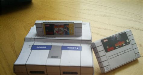 Retro Gamers Super Famicom Papercraft
