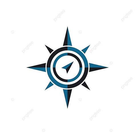 Compass Logo Template Compass Illustration Star Vector Compass