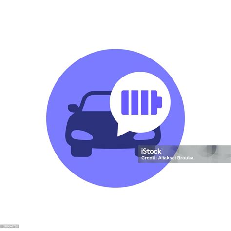 전체 배터리 아이콘 평면 벡터 디자인이 있는 전기 자동차 0명에 대한 스톡 벡터 아트 및 기타 이미지 0명 가득 찬 교통수단 Istock