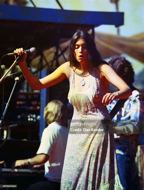Singer And Songwriter Emmylou Harris Performs In Los Angeles In Late