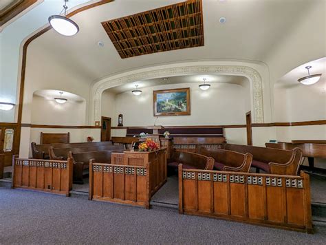 Historic Lds Architecture Eighth Ward Salt Lake Chapel Interior