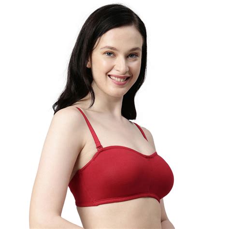 Enamor Women A019 Non Padded Wirefree Perfect Shaping Cotton Strapless