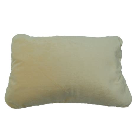 Squishy Deluxe Microbead Rectangular Travel Pillow Grey