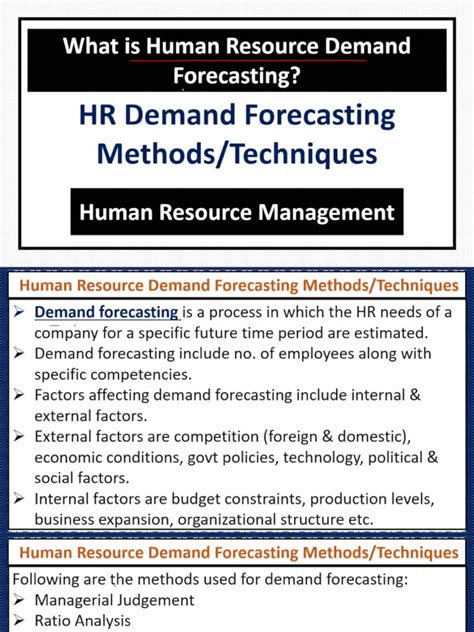 Hr Demand Forcasting Methods Pdf