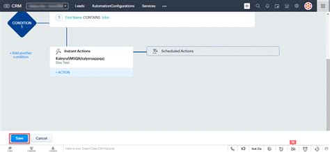 send sms using workflow rules