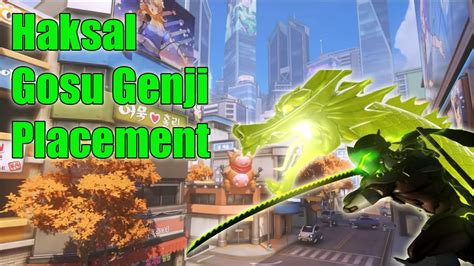 Haksal Korean God Genji Gameplay Overwatch Season 20 YouTube