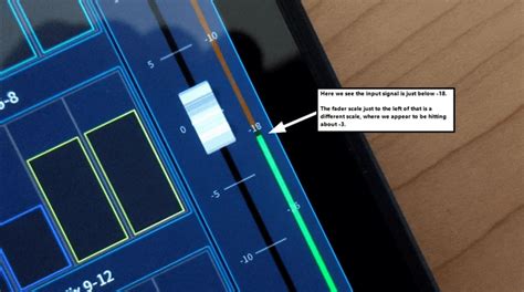 Fader Scale For An X32 Rmixingstationappusers