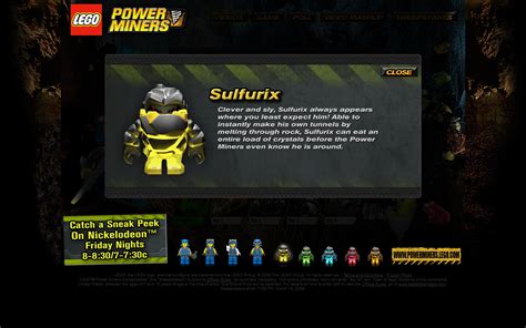 Lego Power Miners In 2009 Web Design Museum