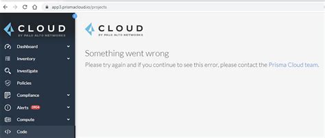 Snapshot Of Code Module Error Something Went Wrong