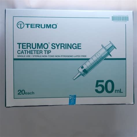 Jual Spuit 50cc Terumo Syringe 50ml Terumo Catether Tip Lubang Tengah
