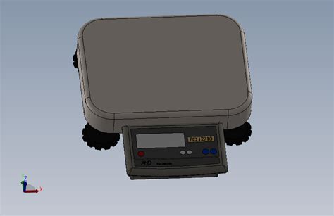 Aandd Fg 30kbm 电子秤solidworks 2022模型图纸下载 懒石网