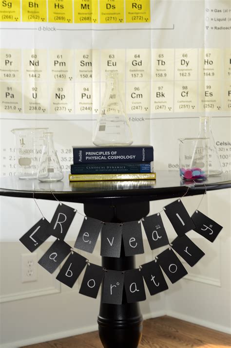 Science Theme Gender Reveal Party Project Nursery