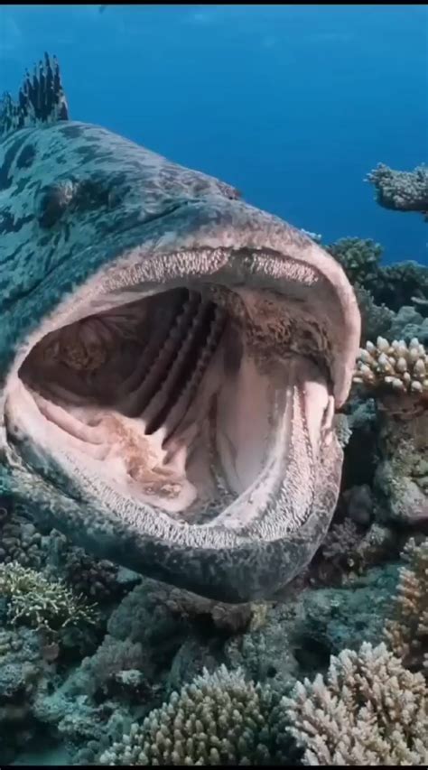 🔥 Inside The Mouth Of A Potato Cod 🔥 Rnatureisfuckinglit