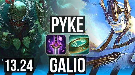 Pyke Vs Galio Mid 1113 1500 Games Godlike Kr Grandmaster