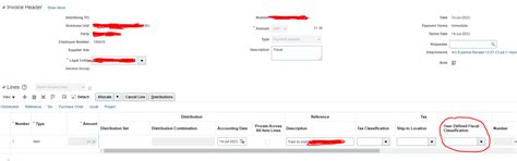 Is There A Way To Default In User Defined Fiscal Classification Code