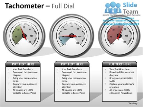 Tachometer Full Dial Powerpoint Presentation Slides Ppt Templates Ppt