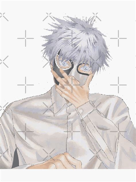 Satoru Gojo Jujutsu Kaisen Sticker By Bangcen Redbubble