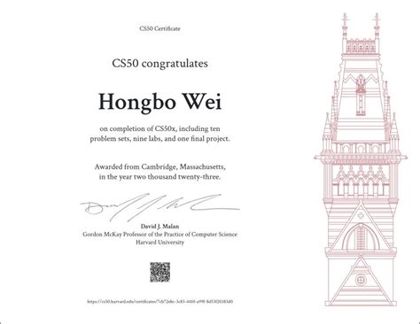 Hongbo Wei On Linkedin Cs50 Harvarduniversity Computerscience Softwareengineer