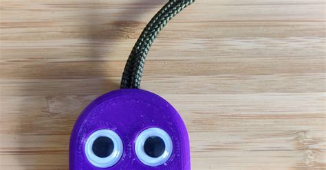 Keyring Pac Man Series Ghost By Awksflamingo Download Free Stl