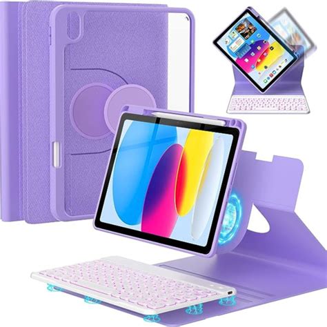 Защитная оболочка клавиатуры iPad 10-го поколения 10 дюймов, магнитная ...
