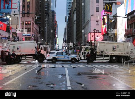 Security Measures Are Taken On 7th Avenue In The 94th Macys