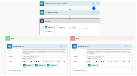 Solved Adjust Email Content Depending On Forms Responses Power