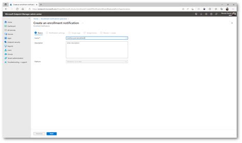 Microsoft Intune Configurare Le Device Enrollment Notifications ICT