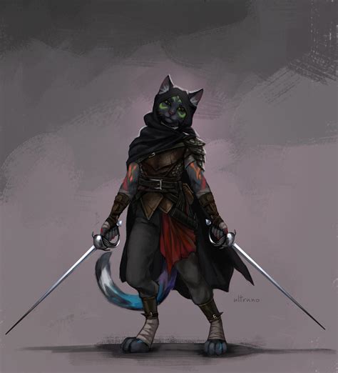 Commission Dnd Tabaxi Reference By Runostern On Deviantart