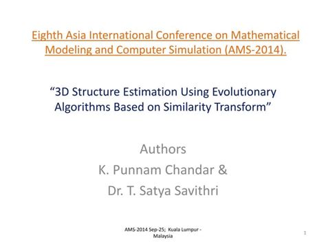 3d Face Structure Estimation Using Evolutionary Algorithms Ppt