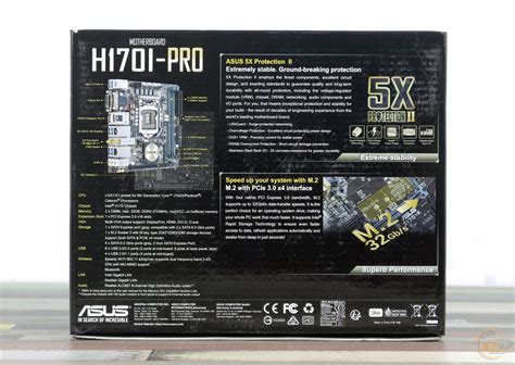 Обзор и тестирование материнской платы ASUS H170I-PRO GECID.com. Страница 1