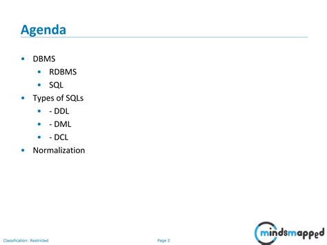 Introduction DBMS RDBMS And SQL PPT