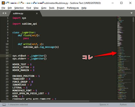 vimでもminimapぽいことがしたいのでnanomap vimをつくった sublimetext qiita