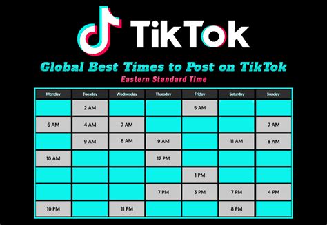Best Times To Post On Tik Tok Emyle Isidora