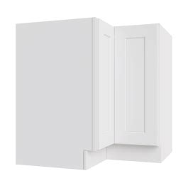 Shop Worthy White Shaker Lsb33 Lazy Susan Corner Base Cabinet With