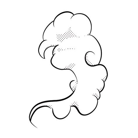 日式漫画绘画爆炸烟雾效果元素 Ai矢量图案png免抠图案设计ps素材 2