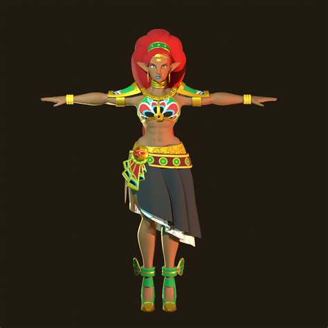 Artstation Botw Urbosa Character Sculpture