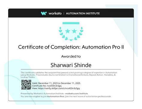 Sharwari Shinde On Linkedin Im Happy To Share That Ive Obtained A