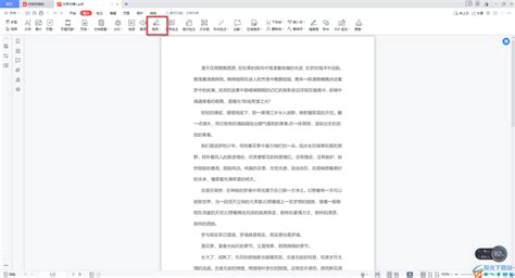 wps怎么设置PDF高亮文字 WPS PDF添加或取消文字高亮显示的方法 极光下载站