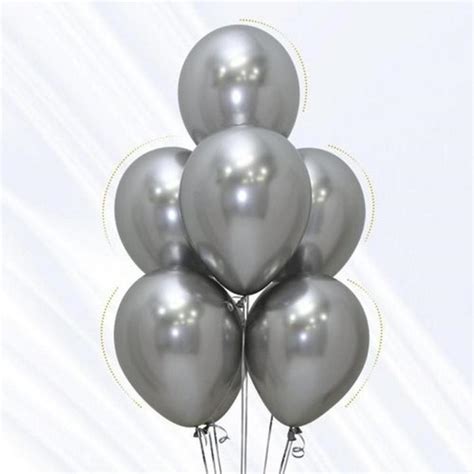 Monty Balloon 20 Pieces Silver Bd