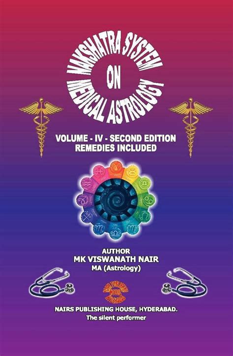 Nakshatra System On Medical Astrology Volume 4 English Medical Astrology Astrology Books