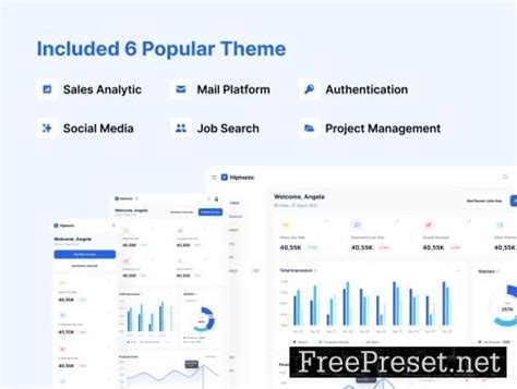 Hiphonic Dashboard Multipurpose UI Kit Ui8 Net 2110461