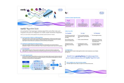 Navify® Algorithms Navify Algorithm Suite