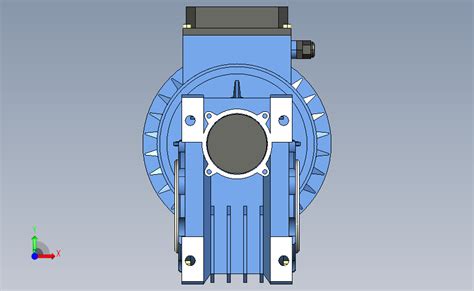 RV40减速机 电机 NMRV040 63B14 0 18 STEP 模型图纸下载 懒石网