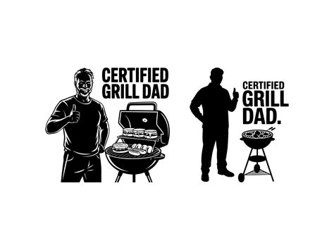 Certified Grill Dad T Shirt Bundle Graphic By Art Merch X · Creative Fabrica