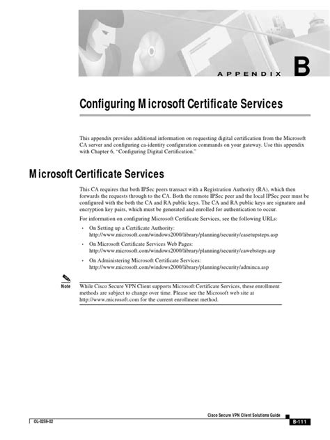 Configuring Microsoft Certificate Services Pdf Public Key