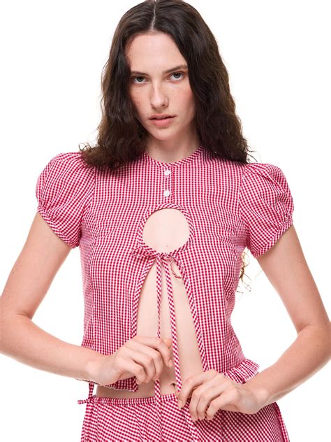 Olivia Gingham Skirt Bibliotheque Nationale